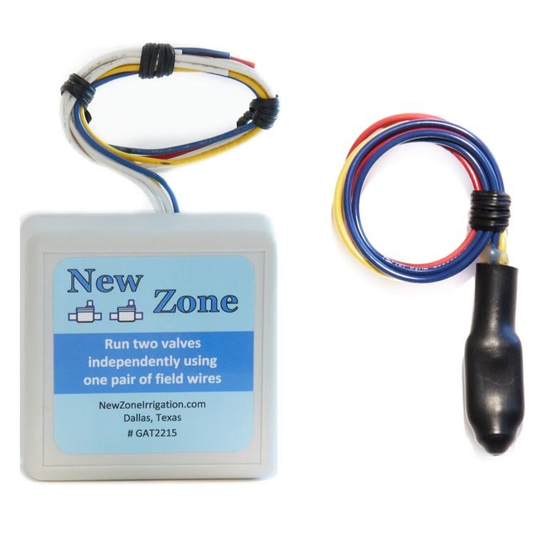 NewZone - Single-Wire Dual-Zone Control - Run Two Valves with one wire ...