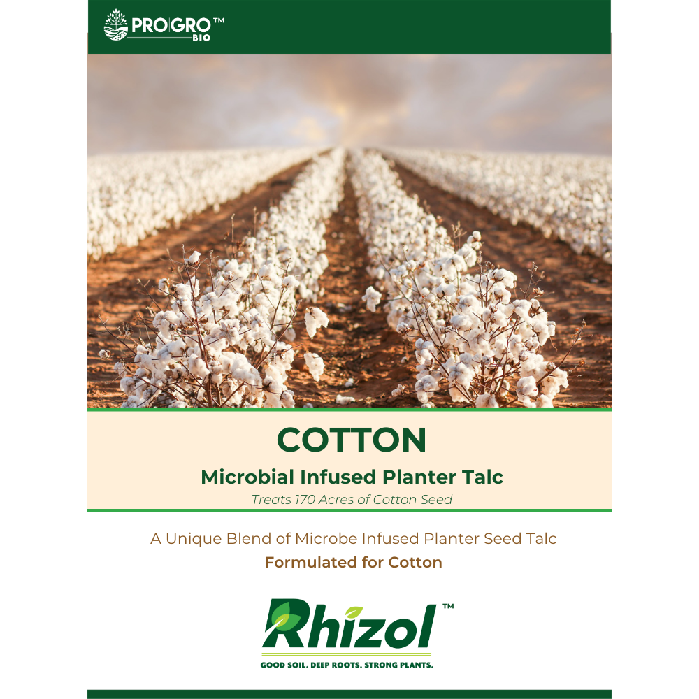 Rhizol Cotton - Microbial Infused Planter Talc (170 Acre Container ...