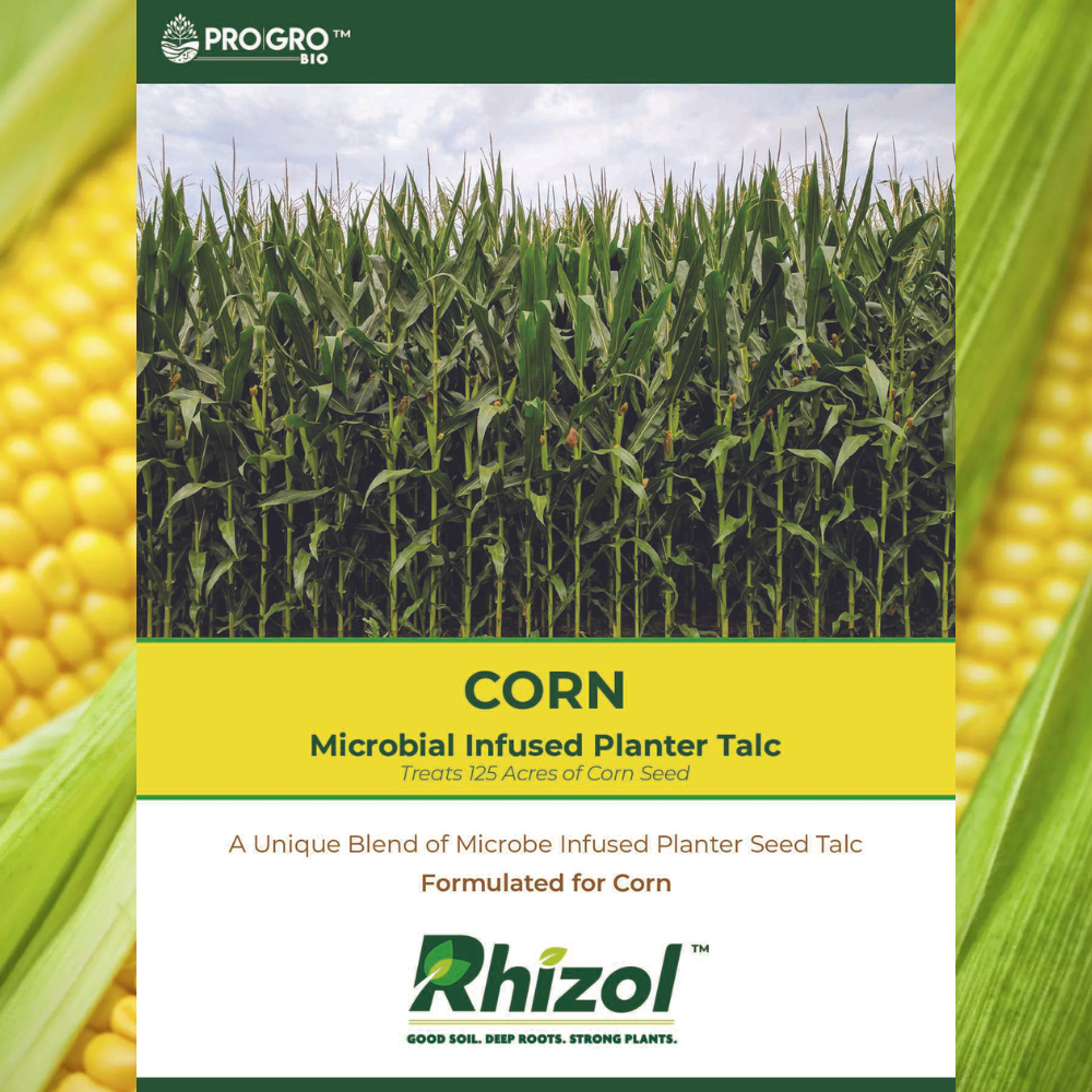Corn- Rhizol Microbial Infused Planter Talc (125 Acre Container ...