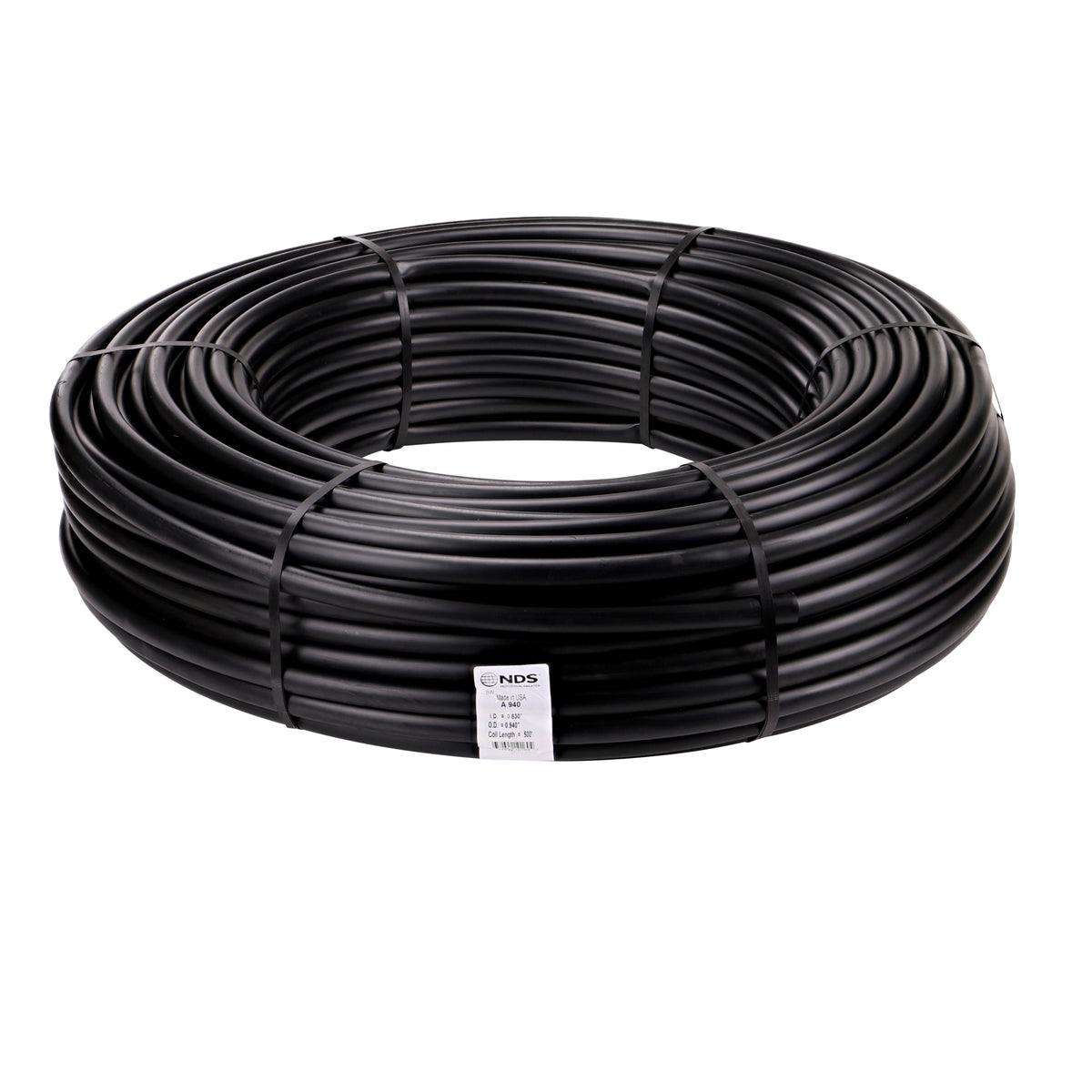 NDS A 940 3/4" Blank Drip Tubing 500' Roll (Black) | Cheap Sprinklers