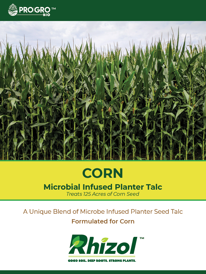 Rhizol Corn - Microbial Infused Planter Talc (125 Acre Container ...
