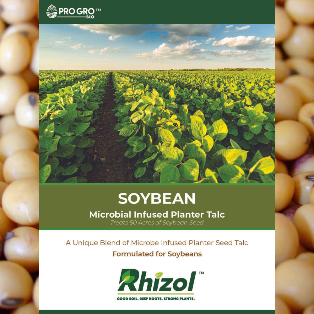 Soybean - Rhizol Microbial Infused Planter Talc (50 Acre Container ...