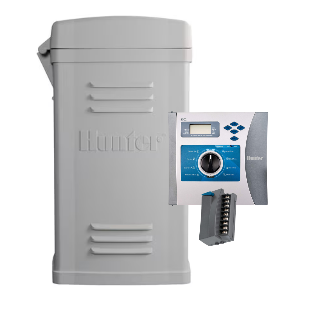 Hunter I2CF-800-PP ICC2 8-Station Outdoor Plastic Pedestal Controller ...