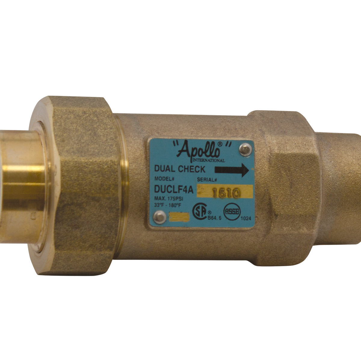 Apollo 4ALF3A55A 1" Dual Check Valve Backflow Preventer | Cheap Sprinklers