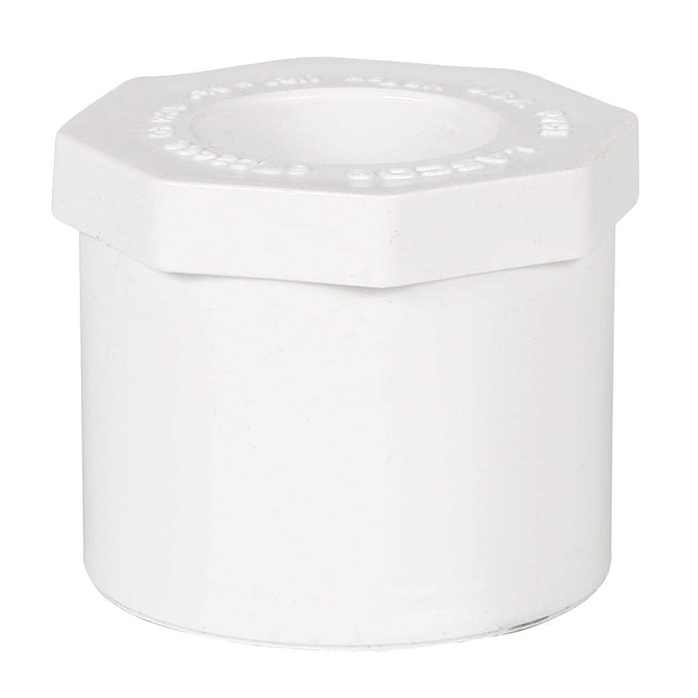 Lesso 437-130 1" x 1/2" Sch40 PVC Reducer Bushing Spigot x Socket ...
