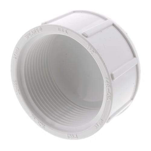Dura 448-015 1-1/2 in. Sch40 PVC Threaded Cap | Cheap Sprinklers