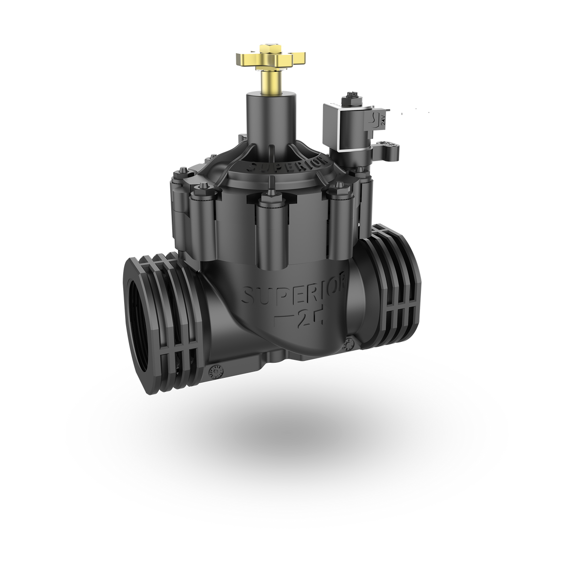 Superior SPV100 1" Plastic In-Line Valve w/ Flow Control | Cheap Sprinklers